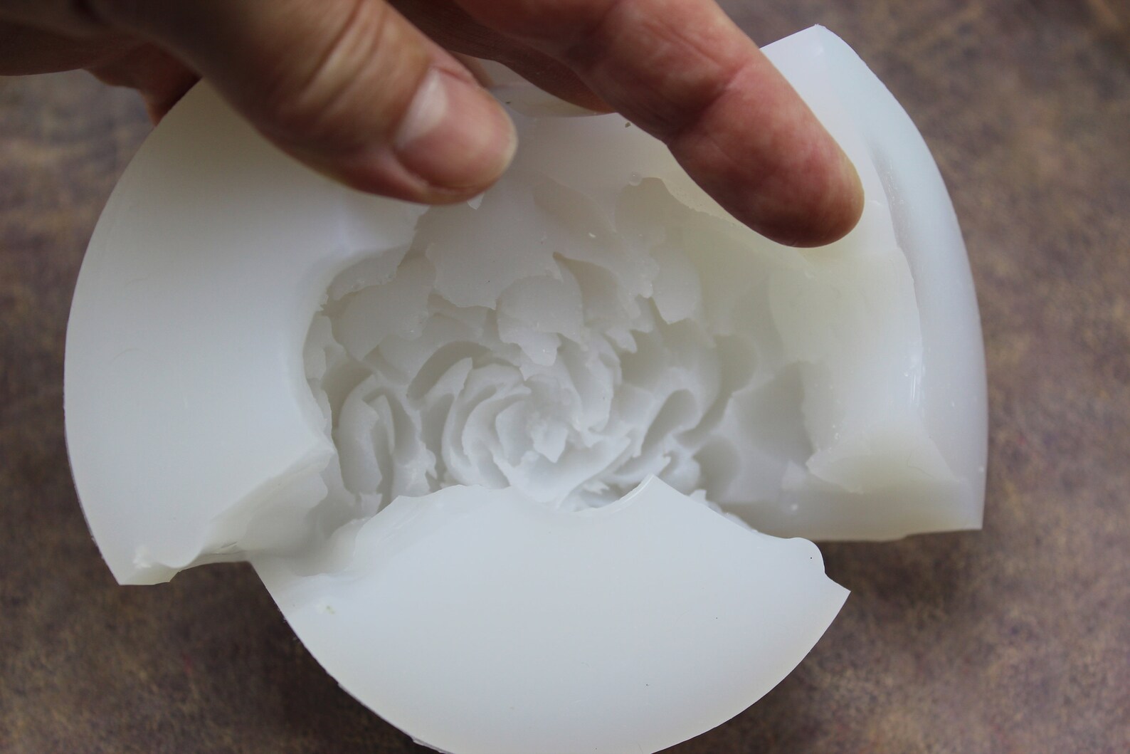 3d Gardenia Set 4 silicone molds. Large 3d flower mold. Mold | Etsy