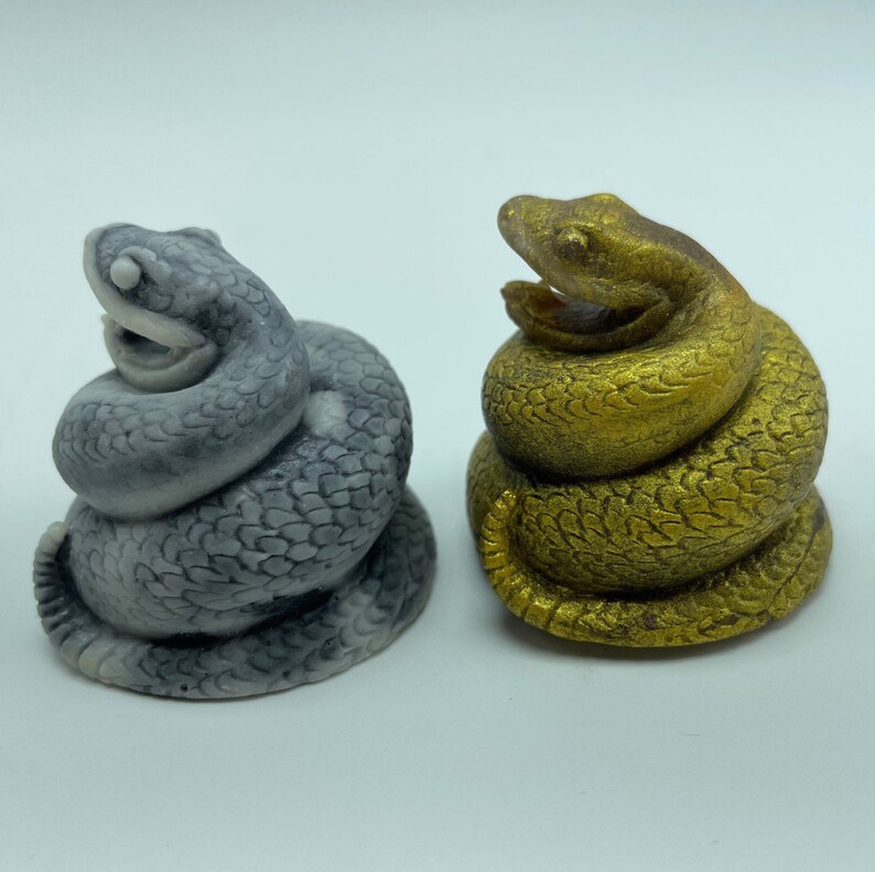 Small 3d Snake Silicone Mold. Cobra Snake Mold for Wax Soap - Etsy