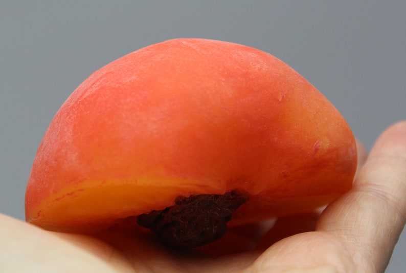 3d Peach Silicone Mold. Realistic Peach Mold. Wax Candles | Etsy