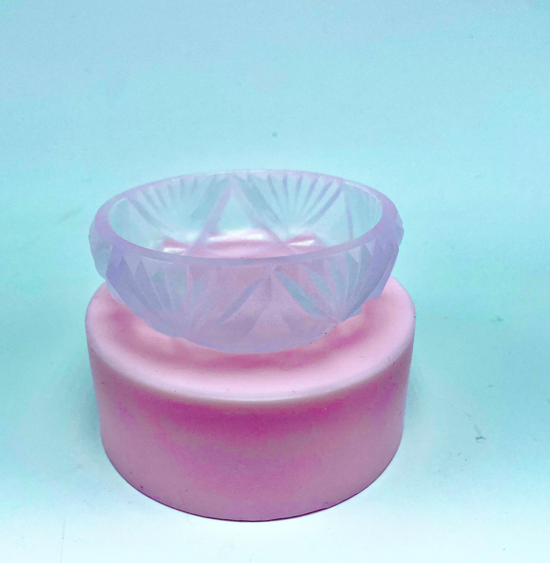 Crystal Bowl Dish Silicone Mold. Dish Craft Mold. Ice Cream Cereal ...
