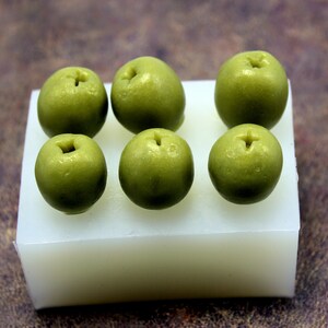 Olives Silicone Mold. 3d Realistic Olives Mold for Craft Using. Soap ...