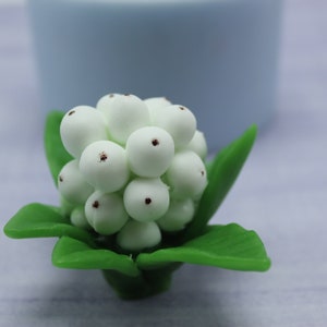 Snowberry Silicone Mold for Soap. Epoxy Resin Mold. Fake Snowberry Bush ...