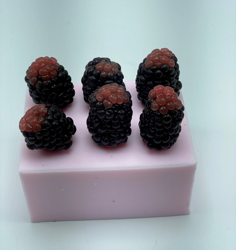 Large Blackberry 3D Silicone Mold. Realistic Berry Soap Mold. - Etsy