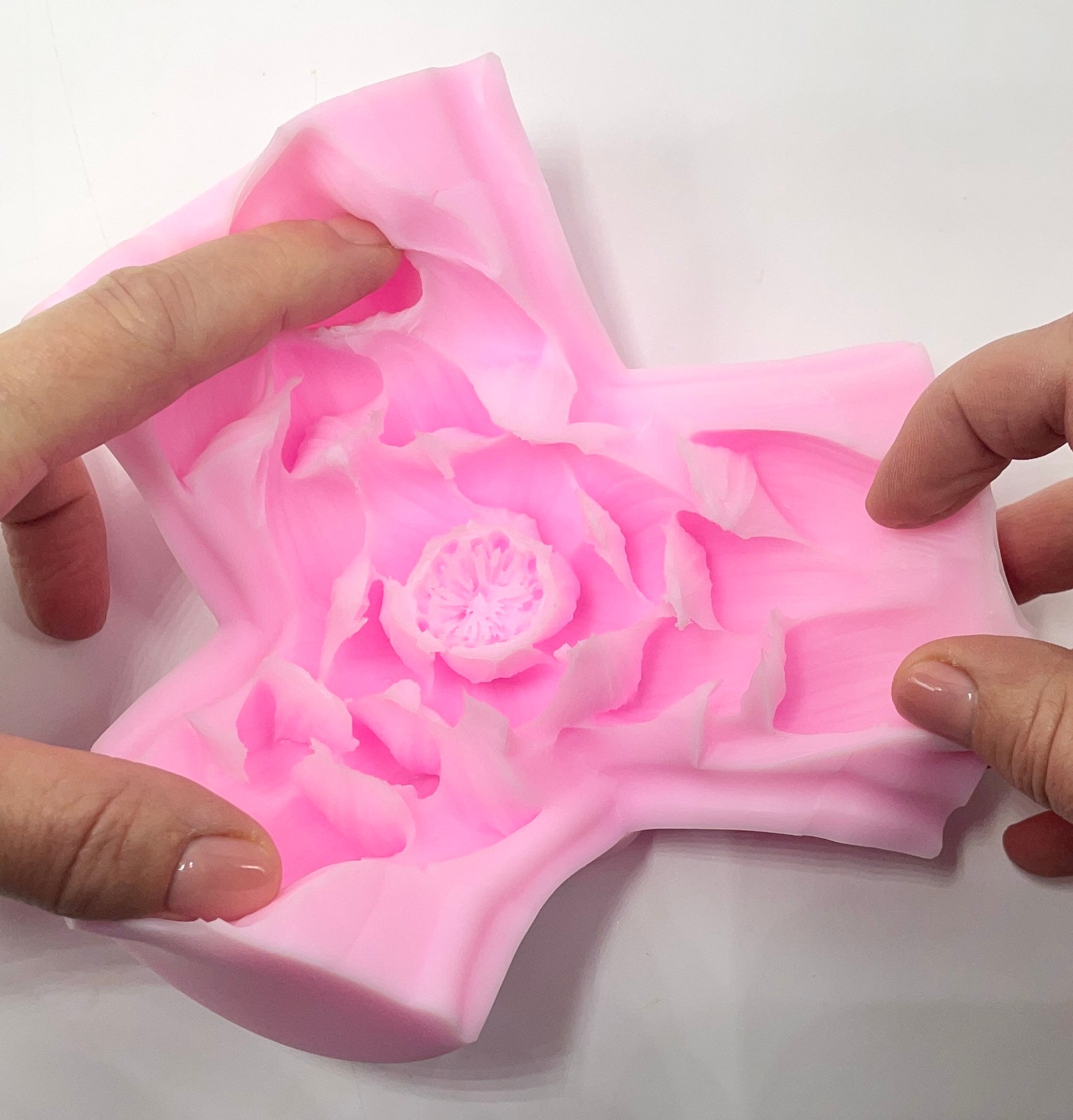 3d Water Lily Silicone Mold for Craft. Lotus Water Lily Flower Mold ...