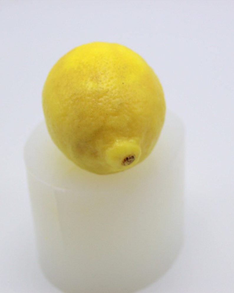 3d Whole Lemon Silicone Mold. Realistic 3d Lemon Fruit Mold. Epoxy ...