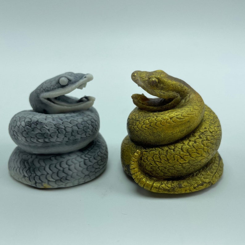 Small 3d Snake Silicone Mold. Cobra Snake Mold for Wax Soap - Etsy