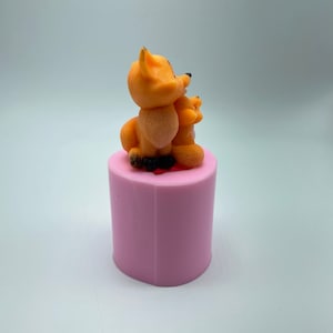 3d Fox Silicone Mold. Baby Shower Mold. Mother's Day Mold. Gift for ...