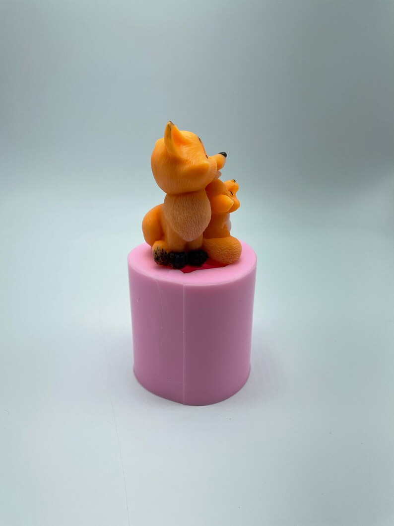 3d Fox Silicone Mold. Baby Shower Mold. Mother's Day Mold. Gift for ...