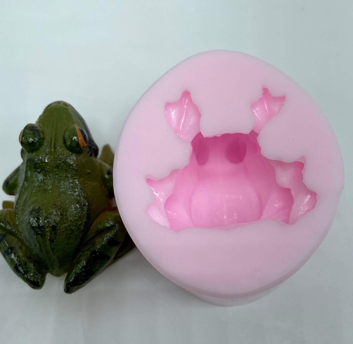 Small 3d Frog Silicone Mold. 3d Frog Mold for Soap Concrete - Etsy
