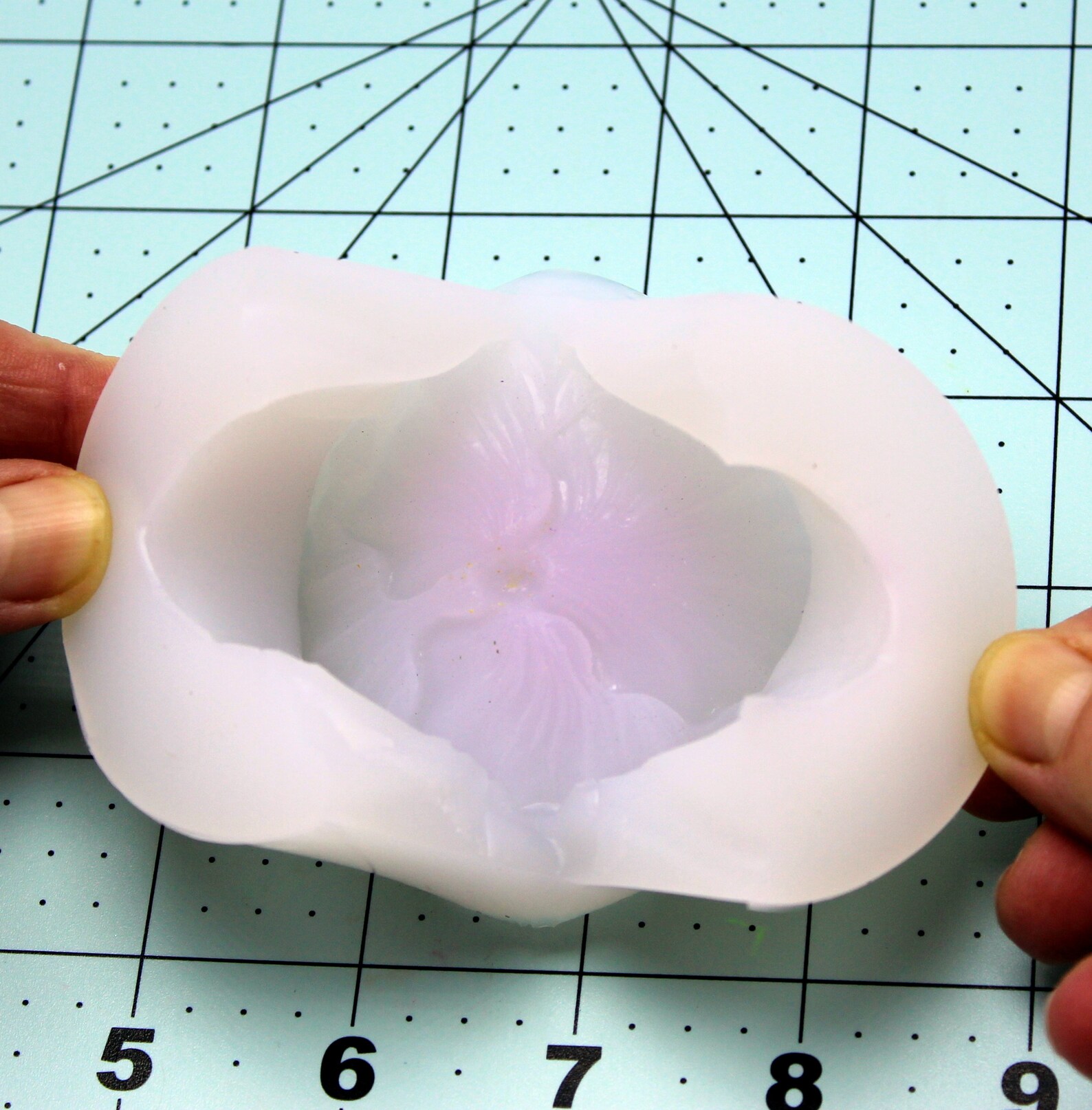 Pansy Silicone Mold. Violet Candle Silicone Mold. Viola Soap | Etsy