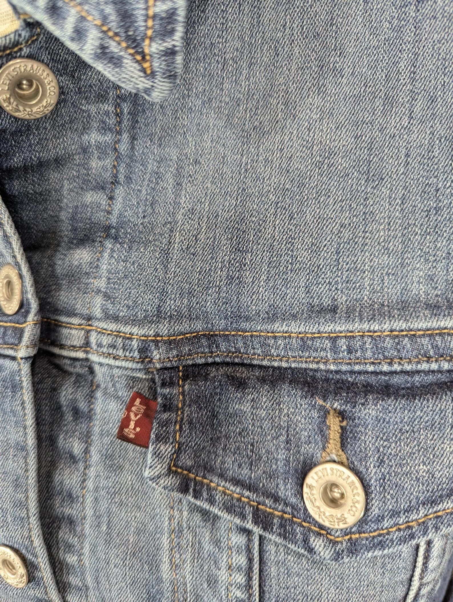Upcycled Levis Brand Long Denim Patchwork Jacket -M/L - Etsy
