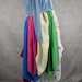 Upcycled Long Flowy Denim and Fabric Jacket- Small - Etsy