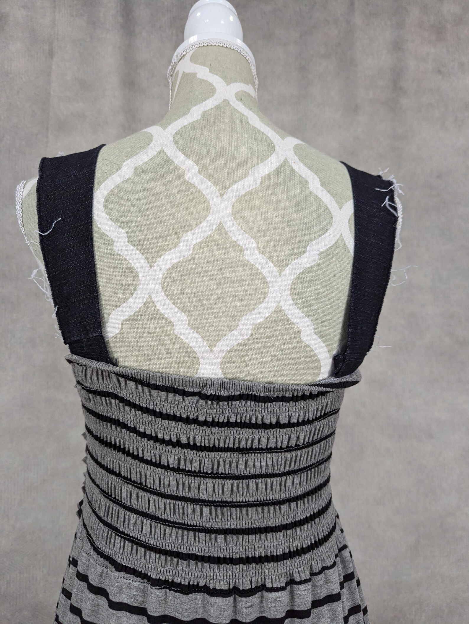 Upcycled Sundress With Denim Patchwork Detail - M/L - Etsy