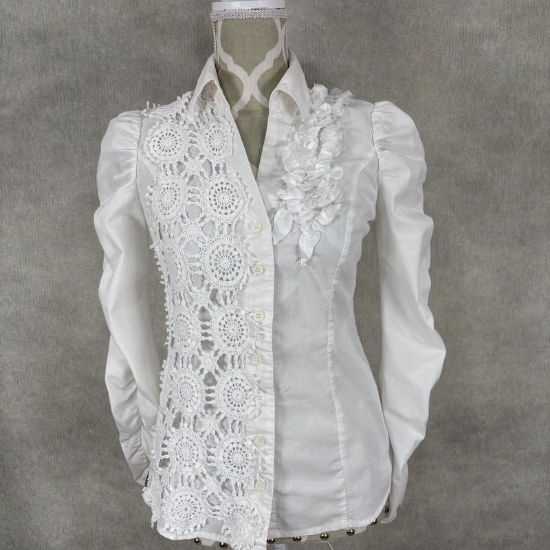 Upcycled Blouse - Etsy