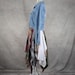 Upcycled Long Flowy Denim and Fabric Jacket- Small - Etsy