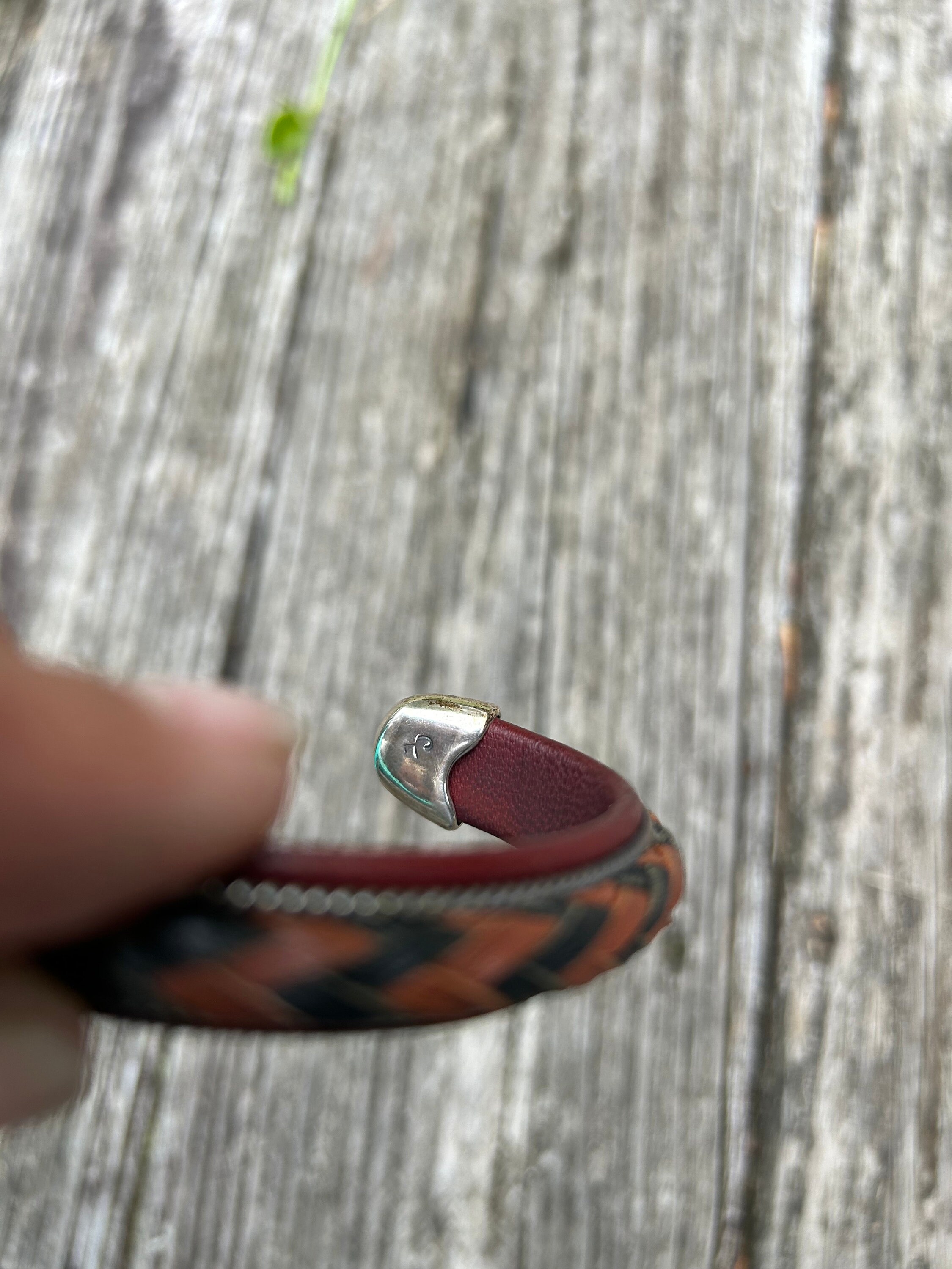 Charlie Favour Braided Leather Cuff Bracelet - Etsy