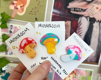 Polymer Clay Pins | Etsy