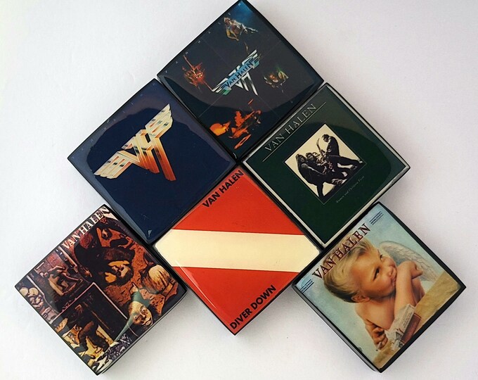 Van Halen W DLR Album Cover Magnet Set - Etsy
