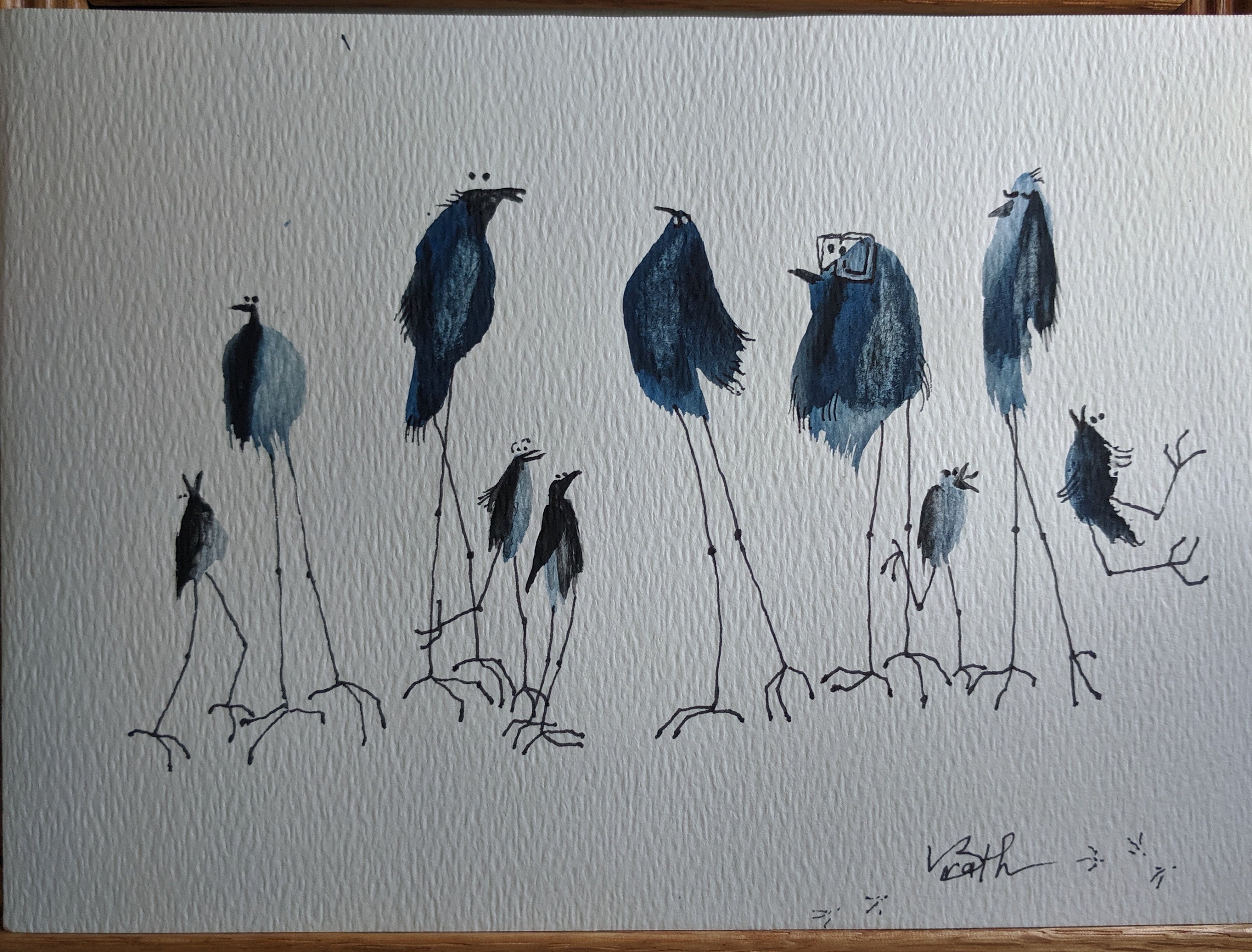 Whimsical Ravens/crows Gathering #3 - Etsy