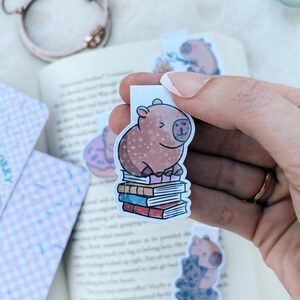 Capybara Bookmark, Cute Bookish Merch, Gift for Capybara Lover ...