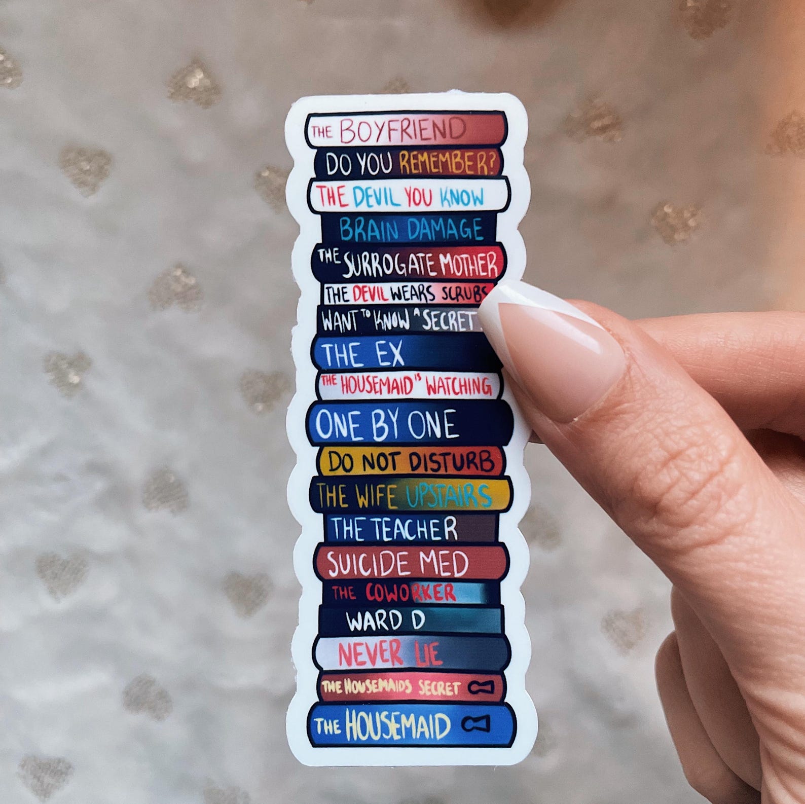 Bookstack Sticker Thriller Pack, Small Gifts, Gifts for Book Lovers ...
