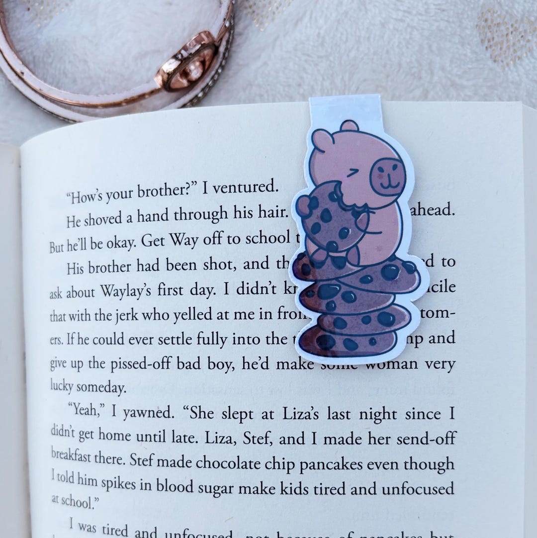Capybara Bookmark, Cute Bookish Merch, Gift for Capybara Lover ...