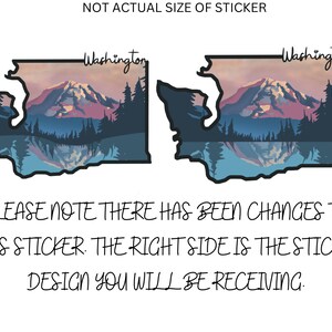 National Park Stickers, Mount Rainier, Glossy Vinyl Stickers ...