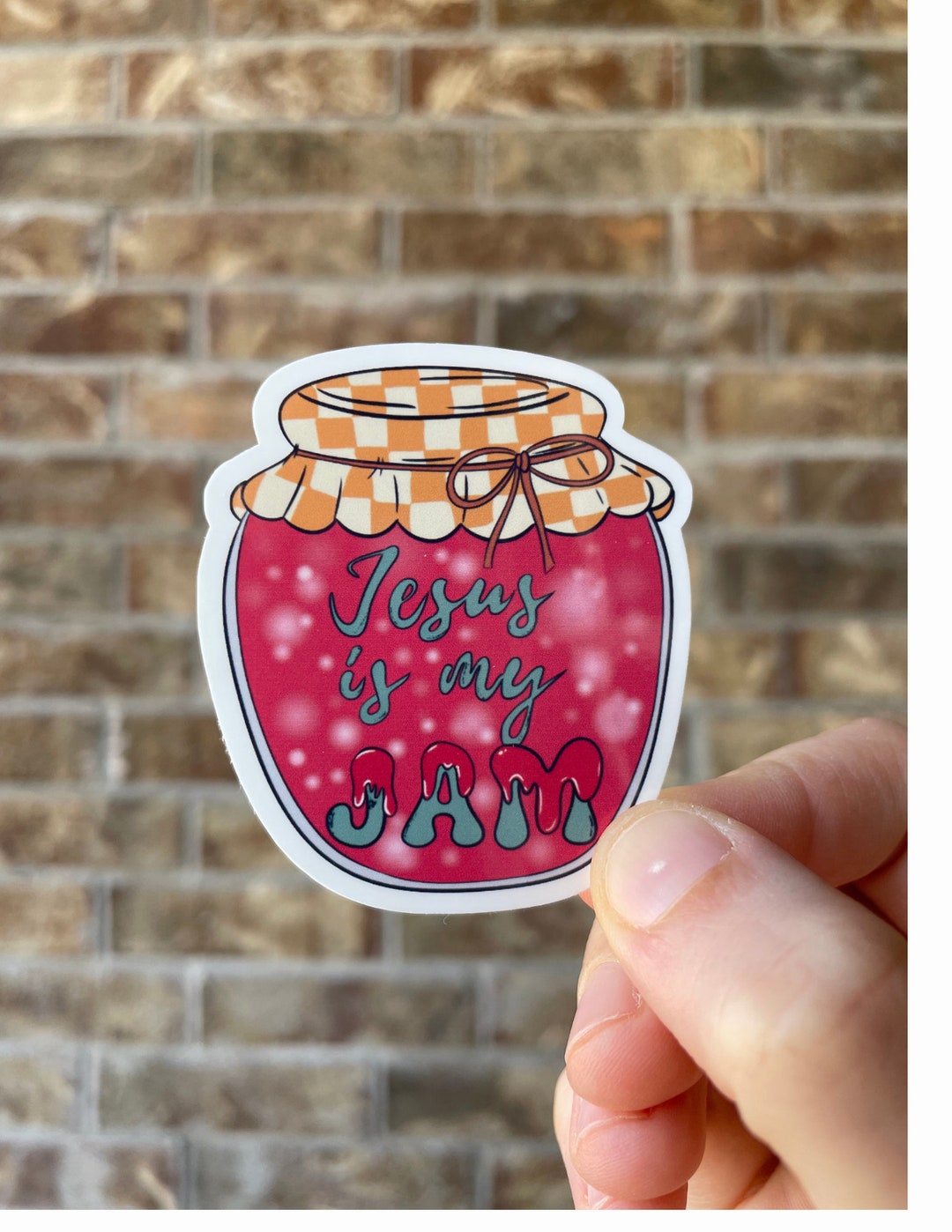 Jesus is My Jam Sticker, Cute Christian Sticker, Faith Stickers, Bible ...