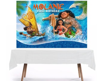 Moana backdrop | Etsy