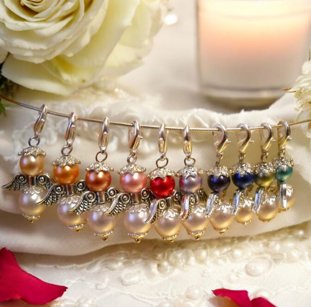 20 / 50 Pearl Angel Guardian Angel Pearl Angel Craft Set Kits for ...