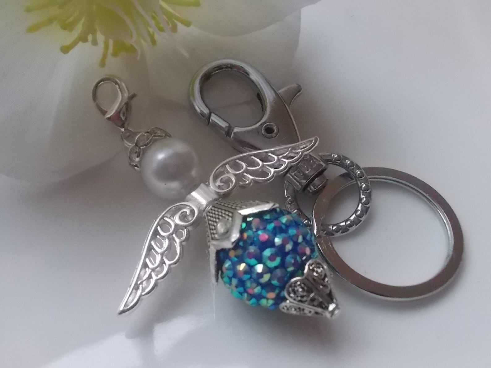 10 XL Angel Wings 53 Mm Angel Wings Silver Light + Antique Silver ...