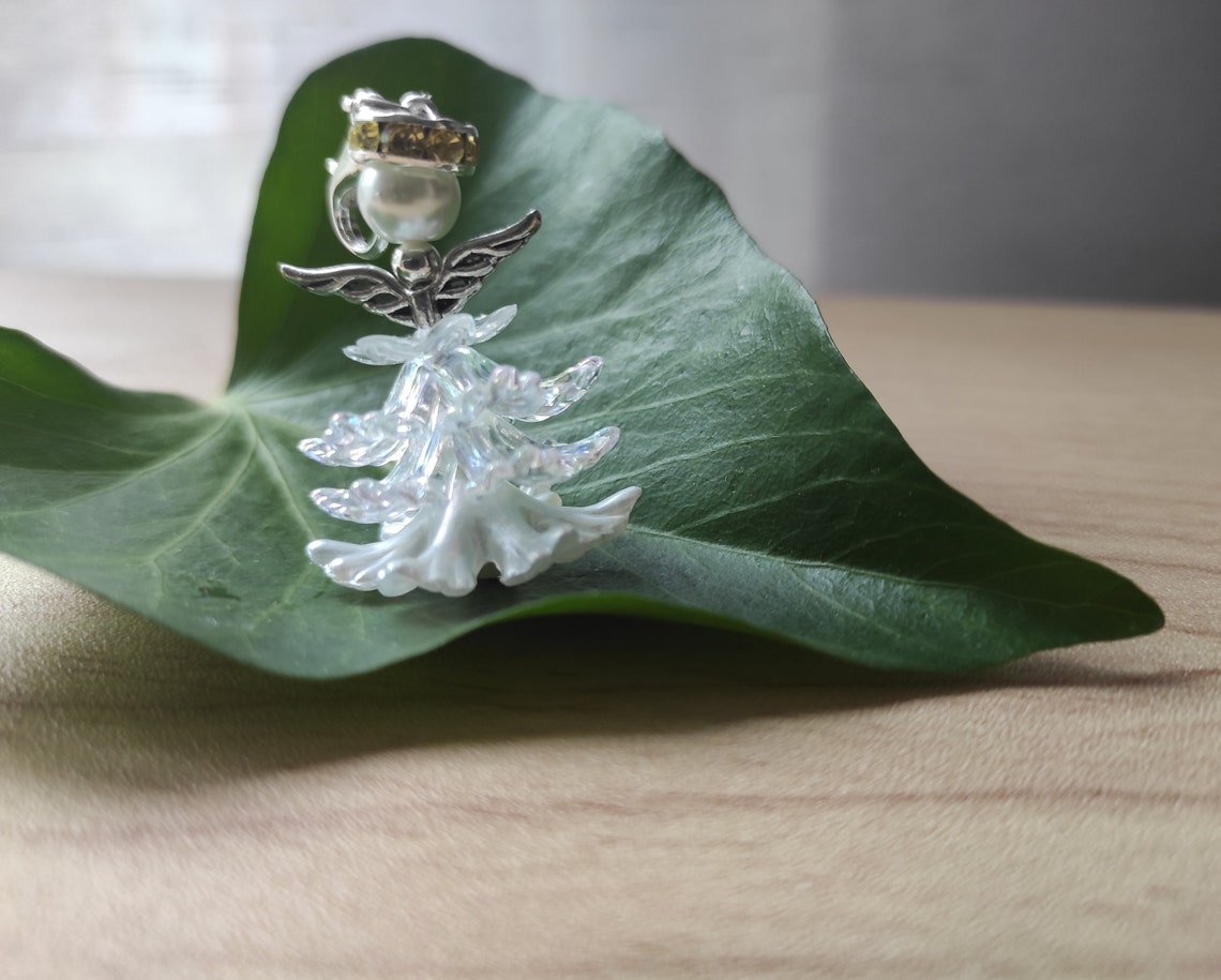 10 Guardian Angel Elves in a Snowflake Design as a Guest Gift for ...