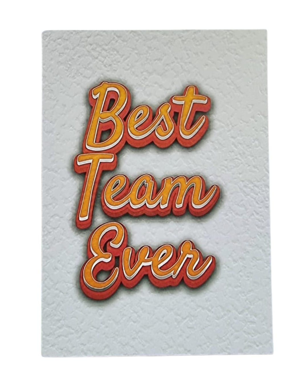 Best Team Ever Card Thank You Team Card Appreciation Card for Employees ...