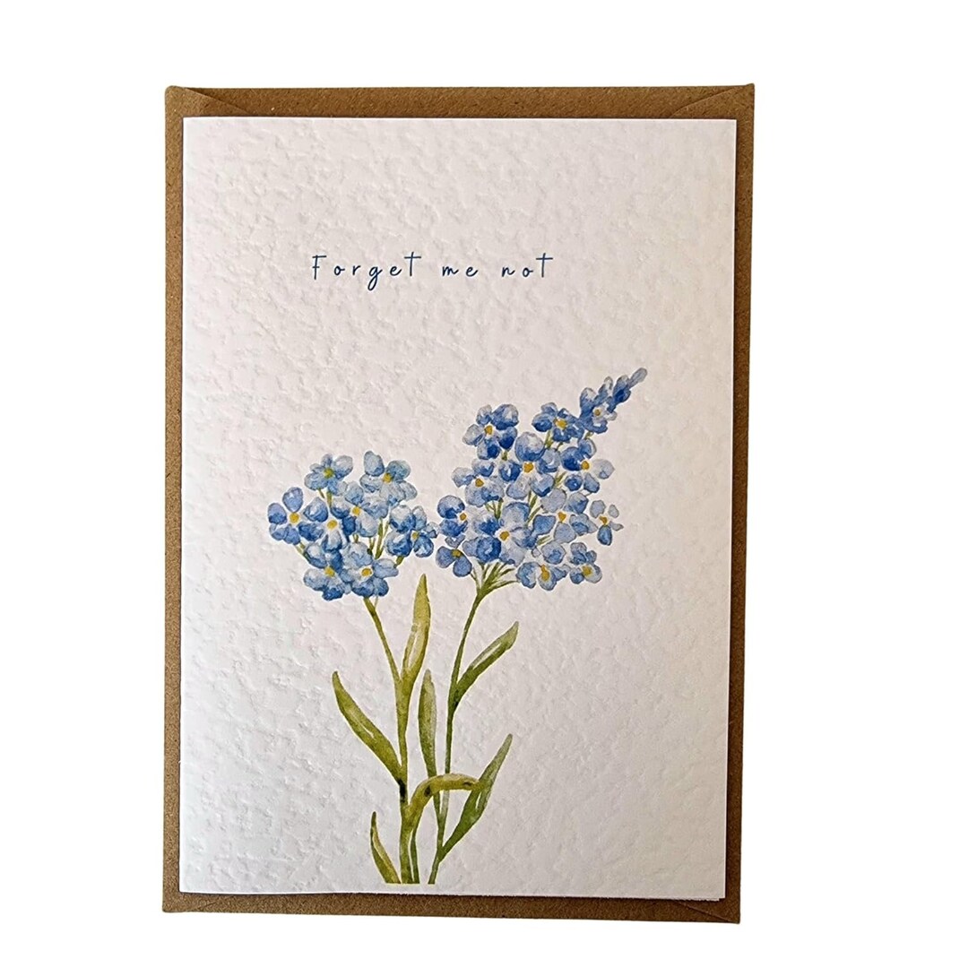 Forget Me Not Card - Forget Me Nots - Forget Me Not Birthday Card ...