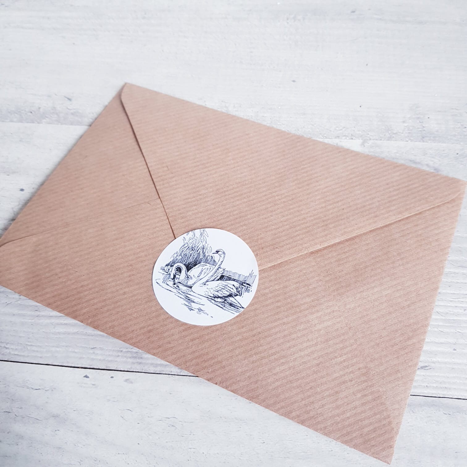 24x Swan Seals Vintage estilo envolvente pegatinas pájaros - Etsy España