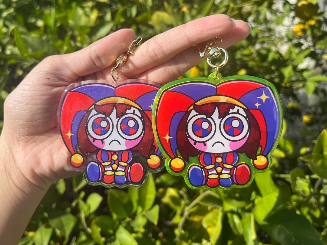 3 Pomni Acrylic Keychain - Etsy