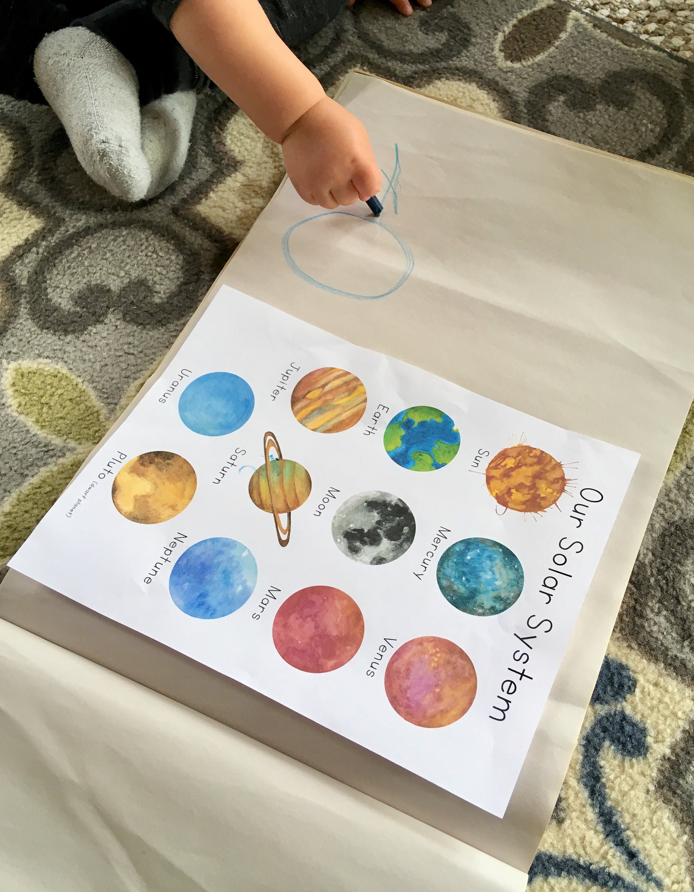 Solar System Flash Cards and Poster Our Planets Printable - Etsy Canada