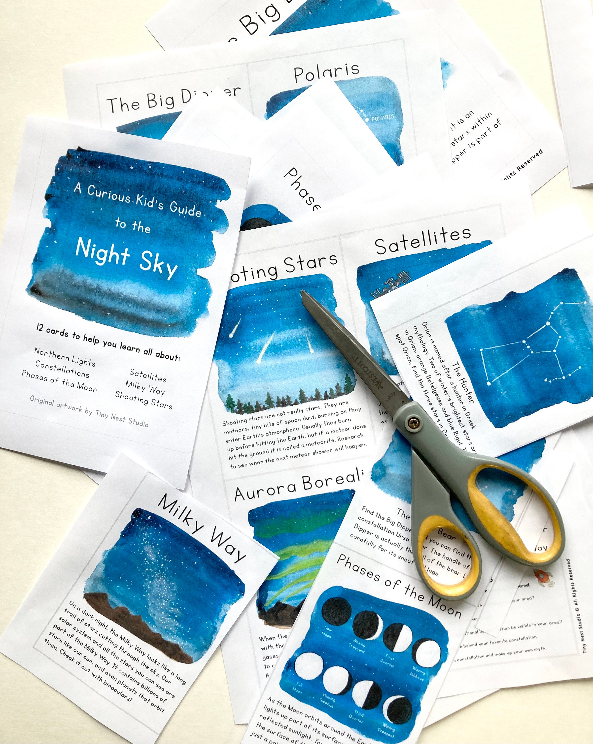 Exploring the Night Sky With Kids Digital Download Astronomy - Etsy UK