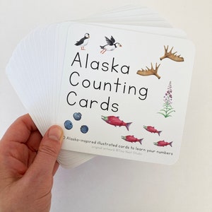 Alaska Counting Cards, Nature Counting Cards, Nature Counting, Animal ...