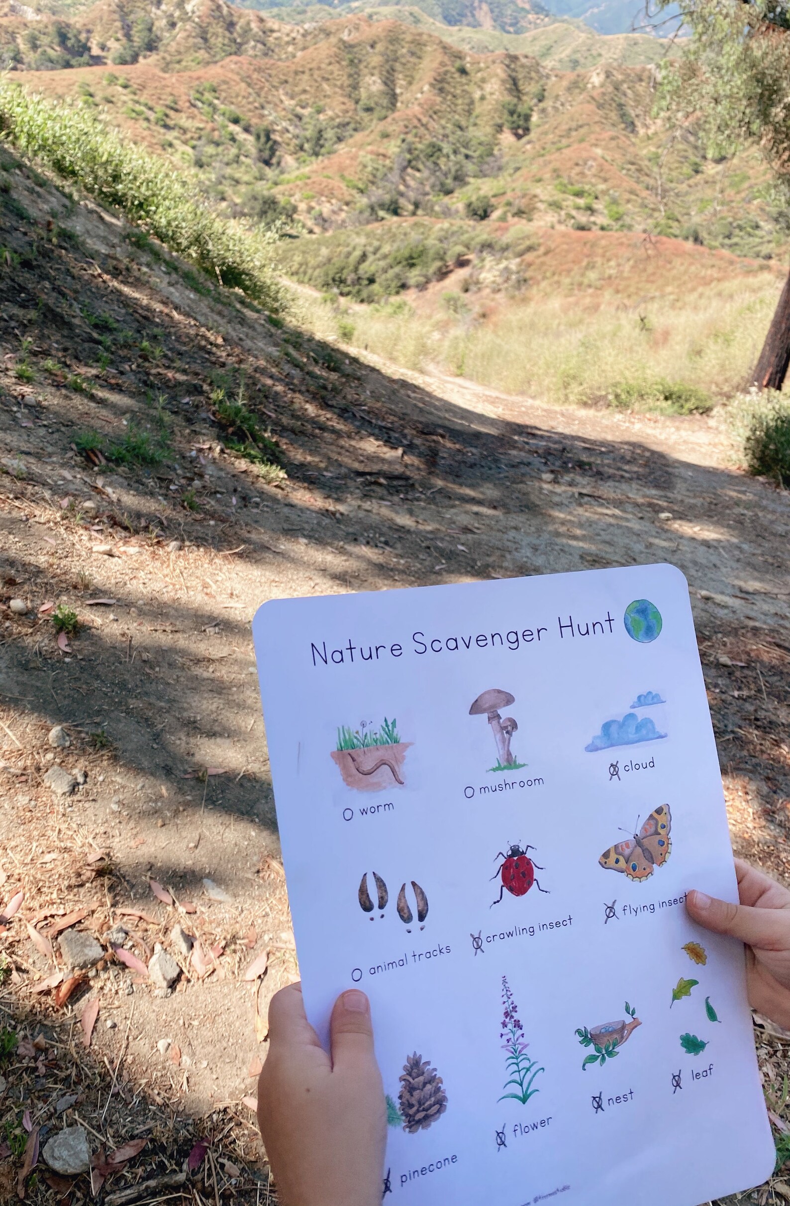 Nature Scavenger Hunt Digital Download, Nature Walk for Toddlers ...