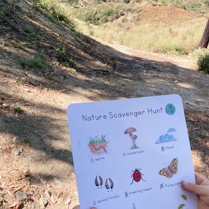Nature Scavenger Hunt Digital Download, Nature Walk for Toddlers ...