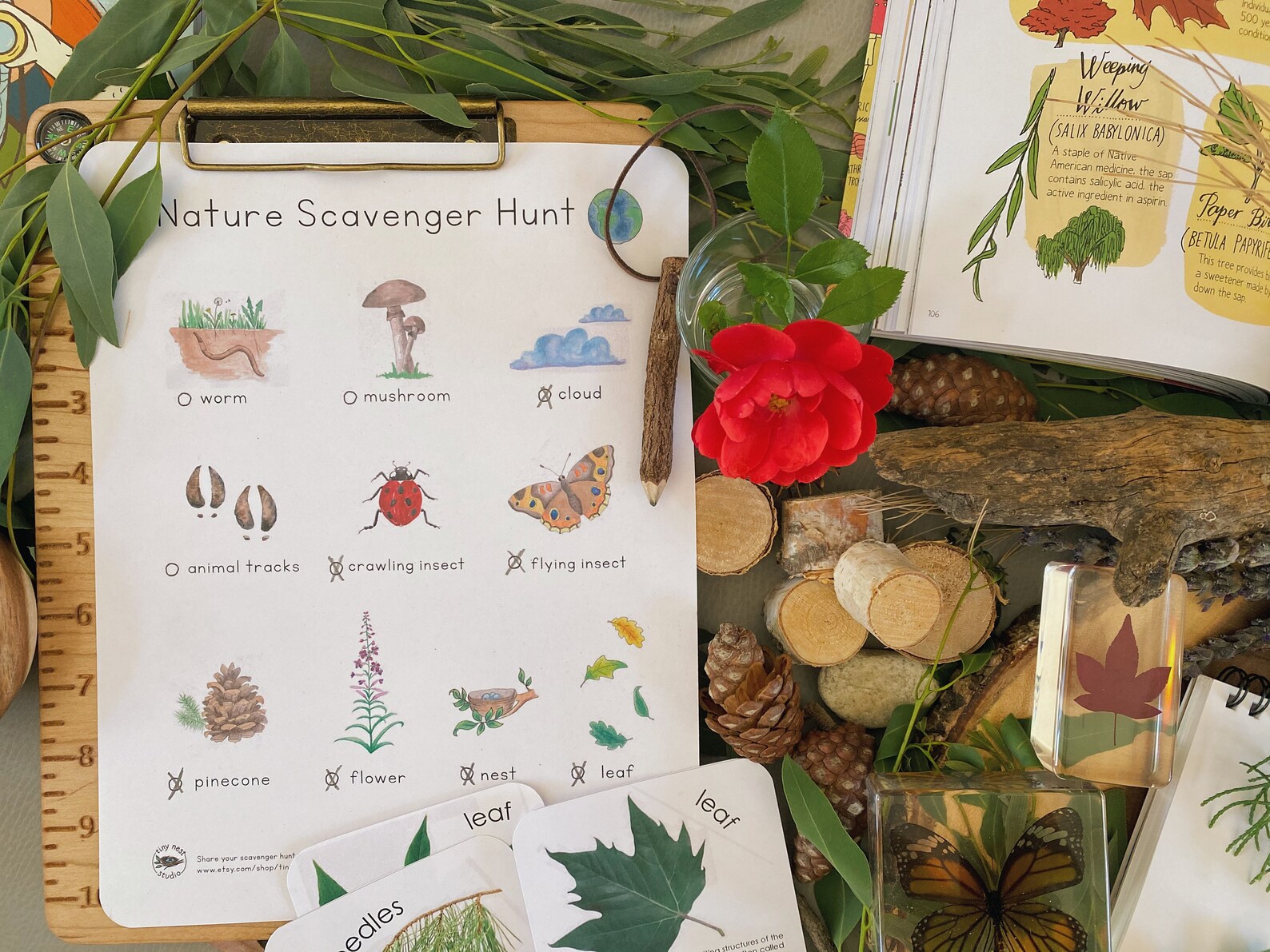 Nature Scavenger Hunt Digital Download, Nature Walk for Toddlers ...