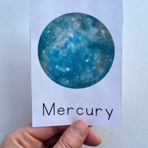 Solar System Flash Cards and Poster | Our Planets Printable Resource - Etsy