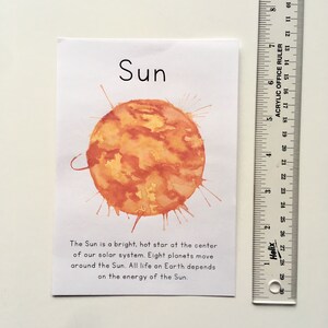 Solar System Cards Digital Download - Etsy