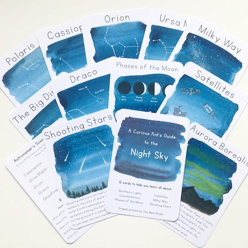 Solar System Cards Digital Download | Etsy