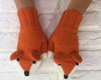 Animal mittens | Etsy