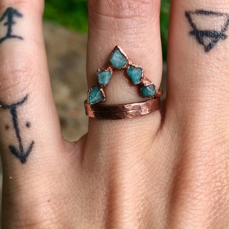 Boho Wedding Ring - Etsy