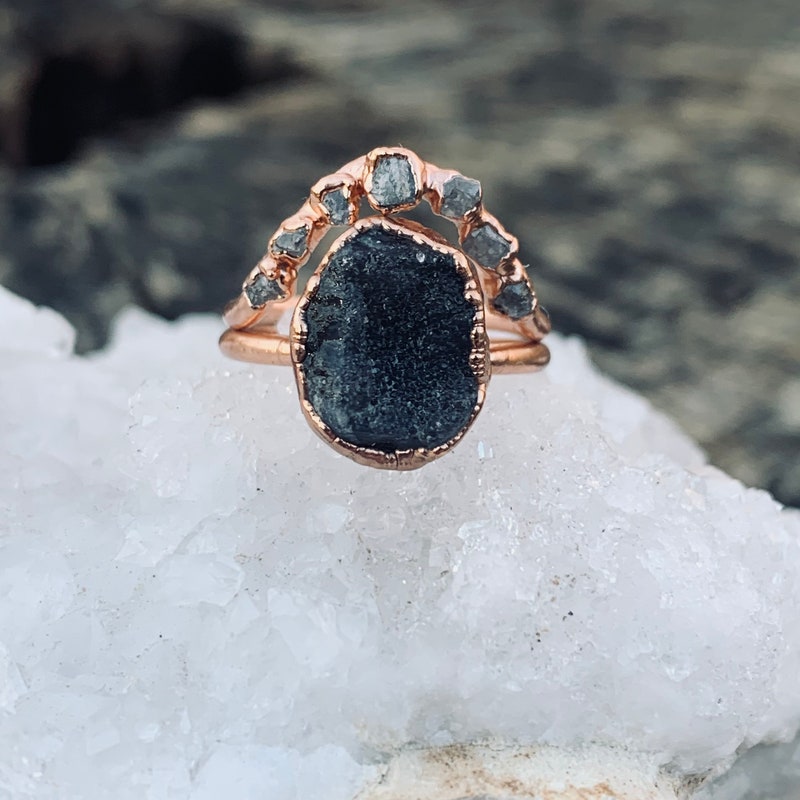 Raw Stone Rings - Etsy
