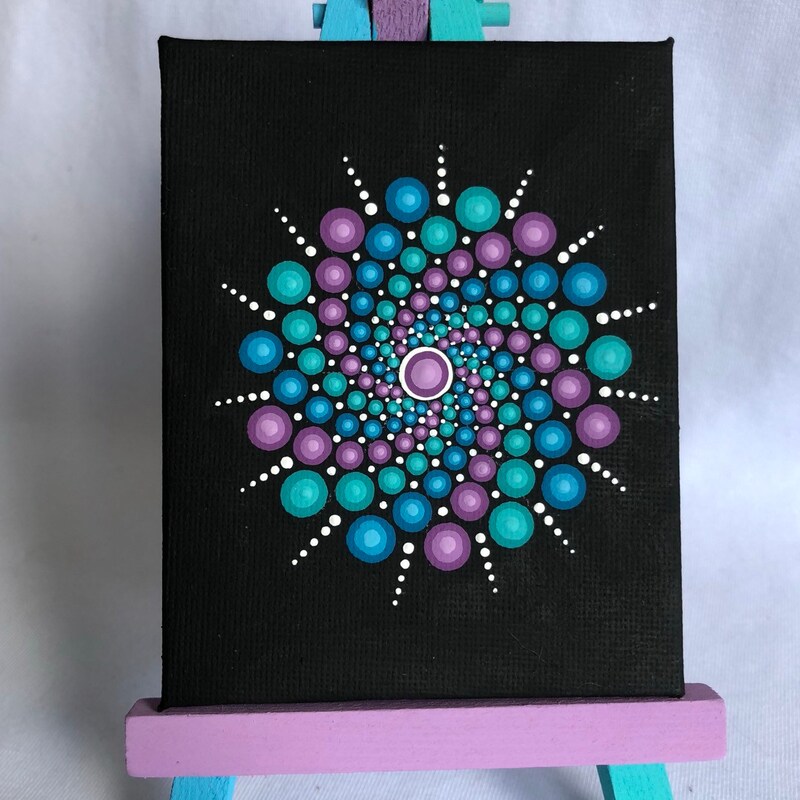 Mandala Canvas - Etsy