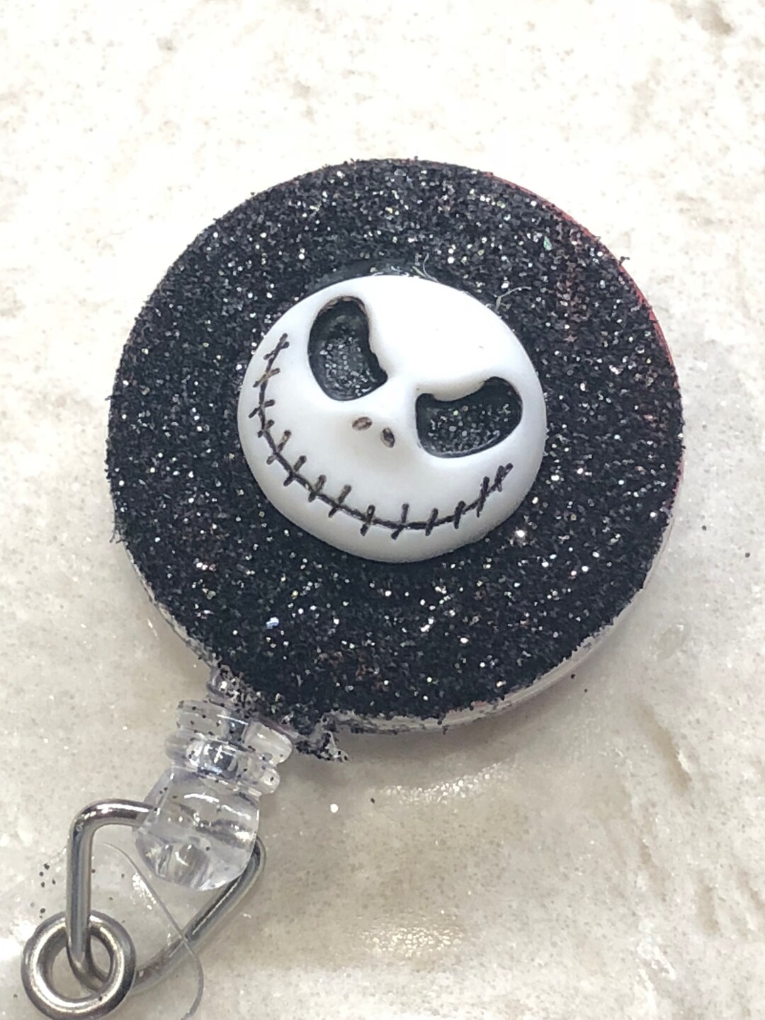 Scary Face ID Badge Holder With Retractable Reel, New Nurse Gift Idea ...